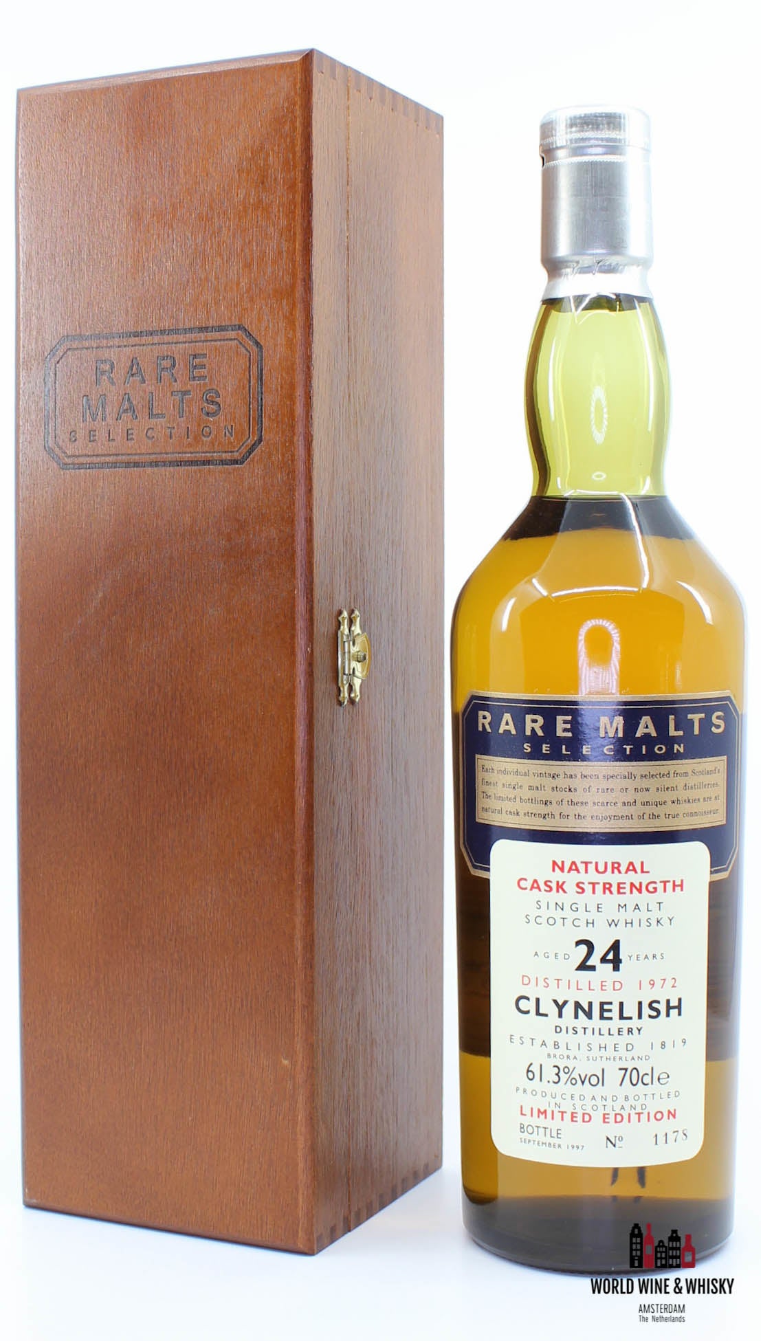 Clynelish 24 Years Old 1972 1997 Rare Malts Selection 61.3% wooden box ...