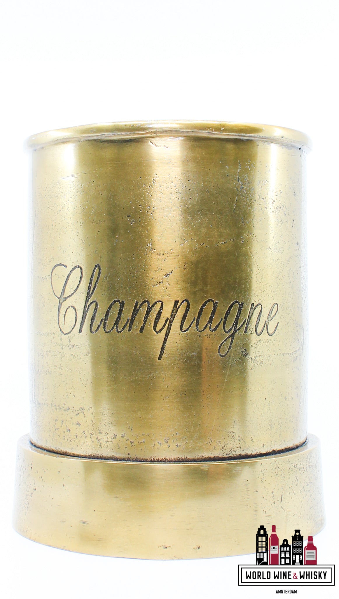 Luxury golden Champagne cooler/ice bucket (for 1 bottle) | WORLD WINE ...