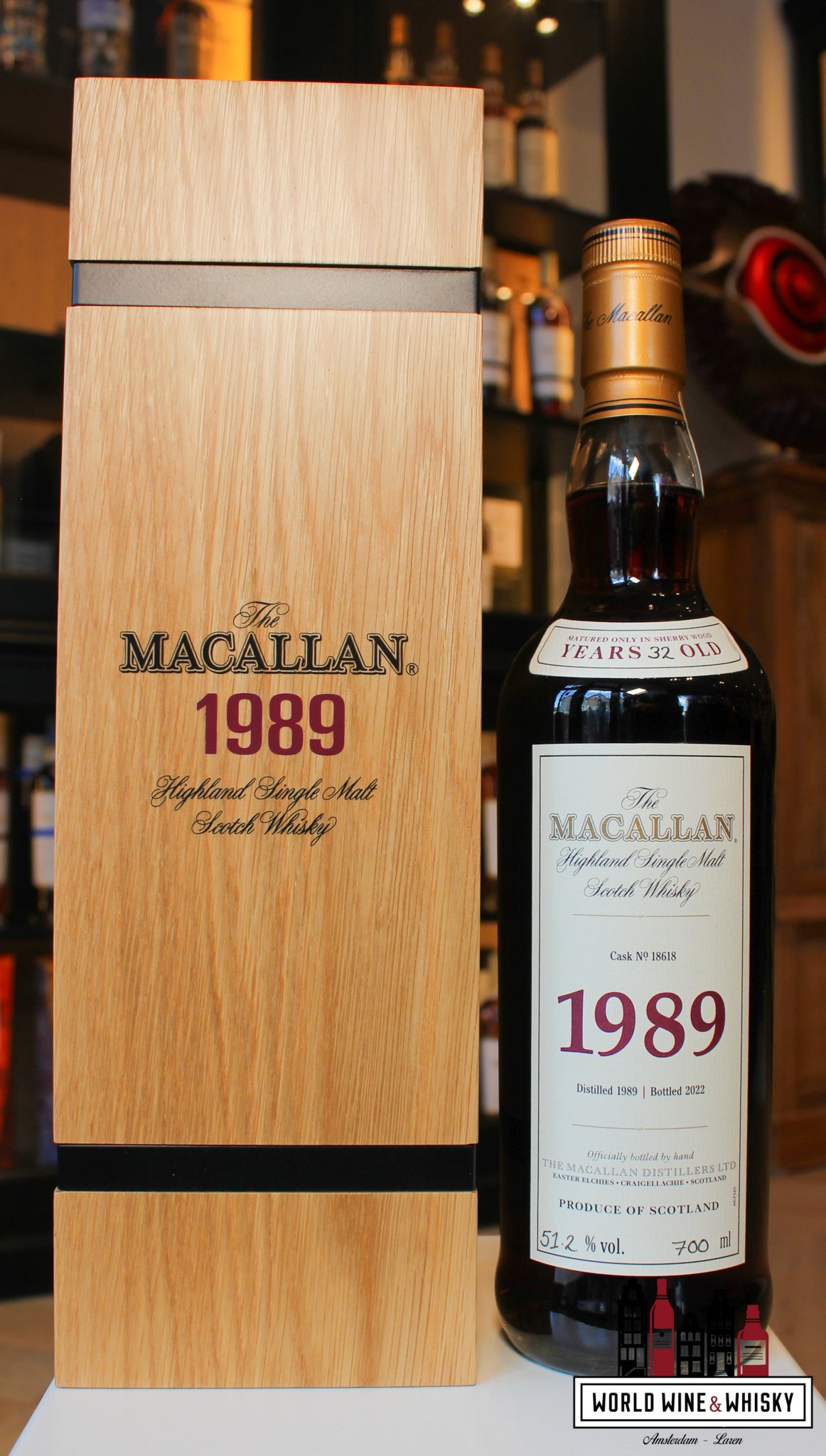 The Macallan 32 Years Old 1989 2022 - Fine & Rare 51.2% (1 of 664 ...